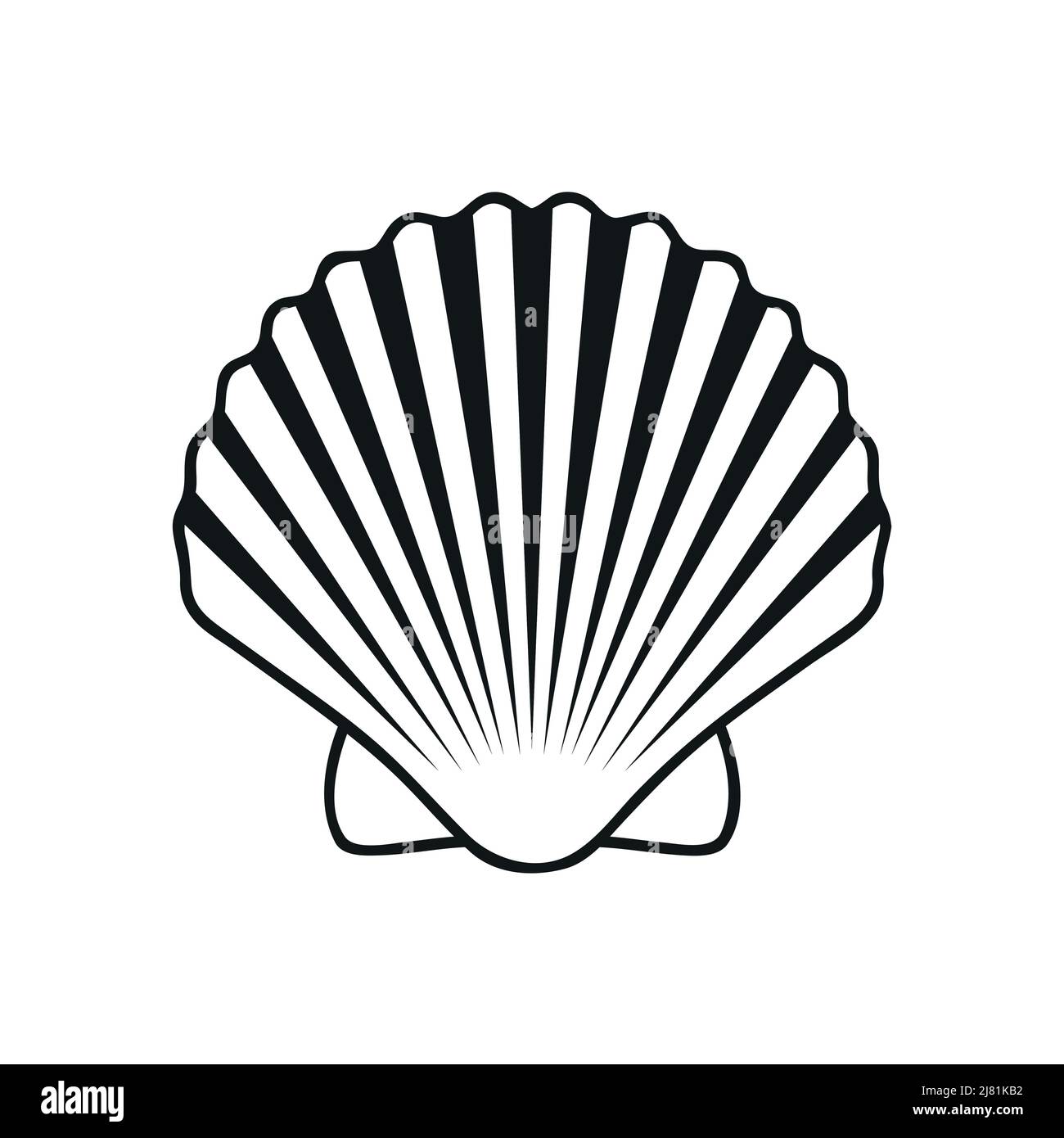 Seashell Outline Clip Art