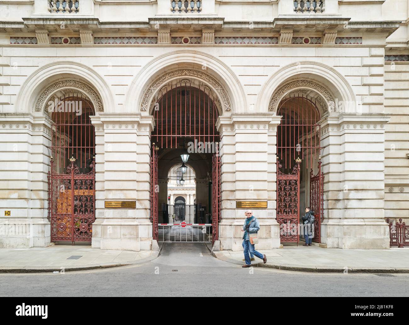 Arch entrances to the Foreign, Commonwealth and Development civil ...