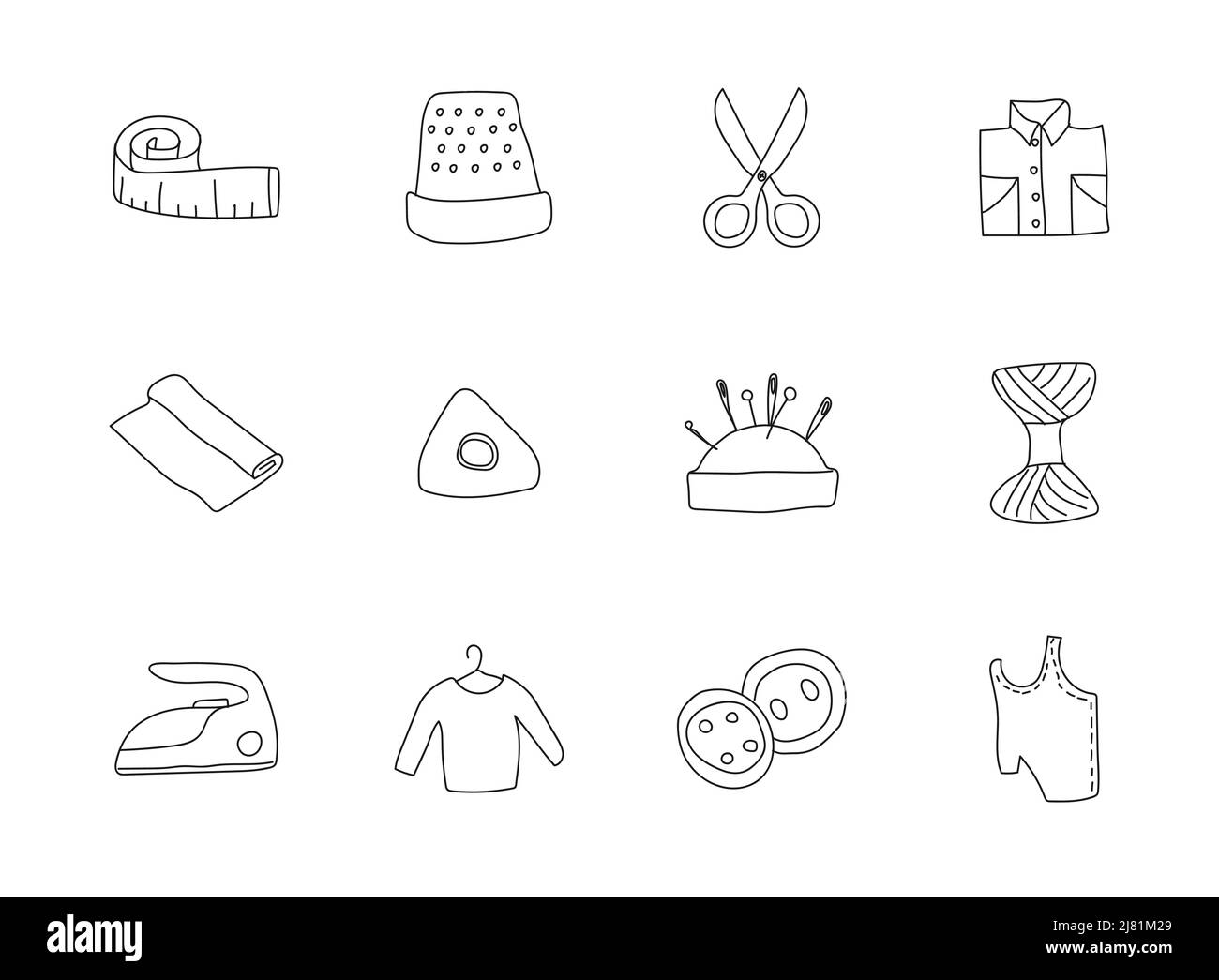 Tailoring drawing Black and White Stock Photos & Images - Alamy