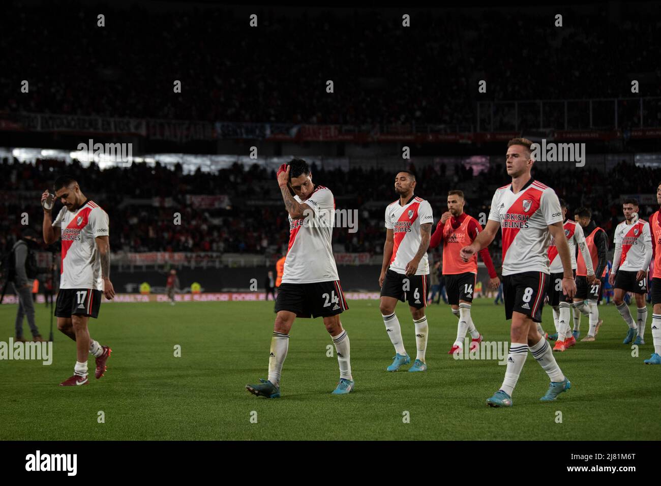 Buenos Aires, Argentina. 11th May, 2022. River Plate players seen ...