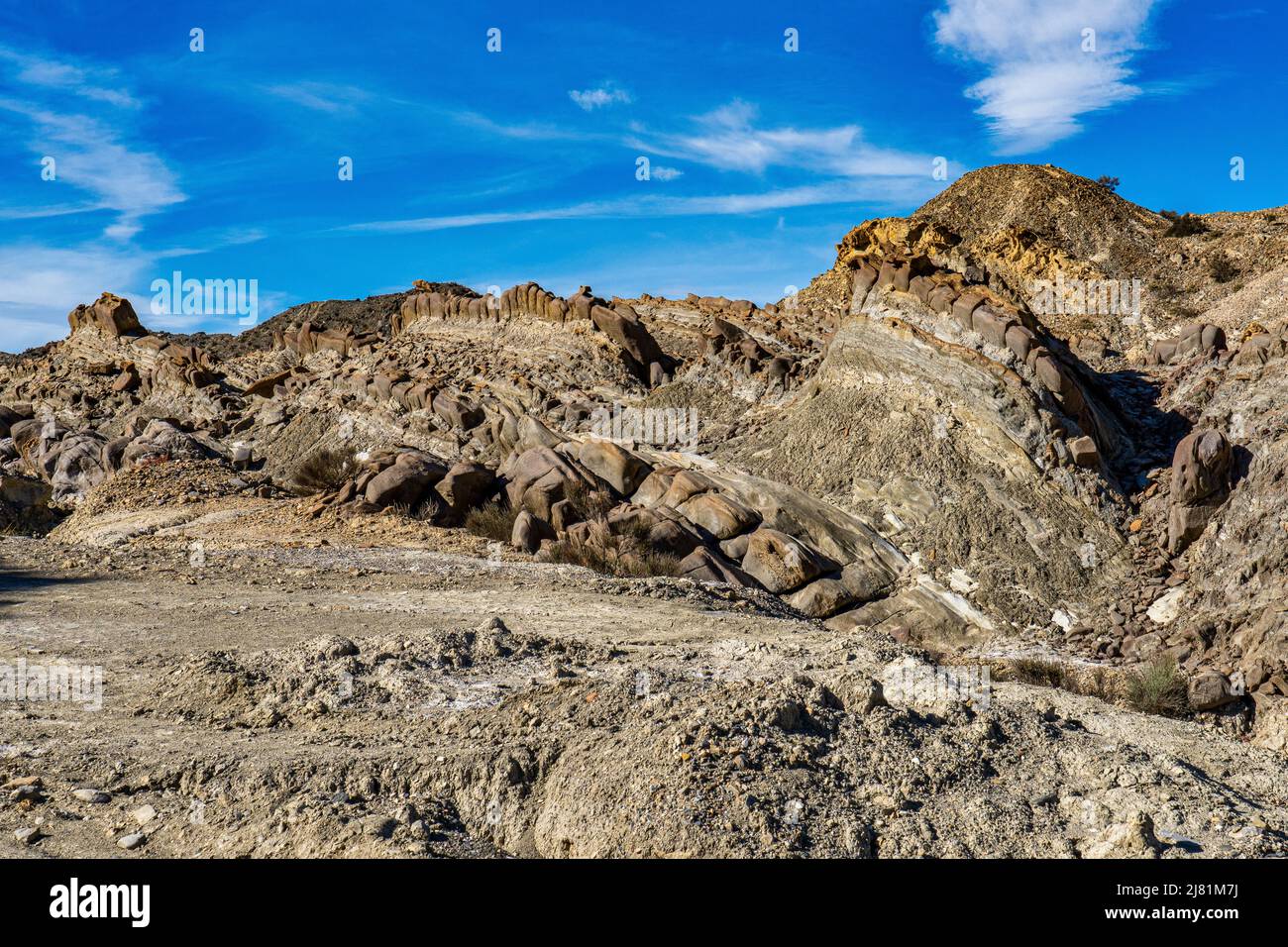 Dragon Tail, Colas de Dragon in Tabernas Desert in Almeria, Spain ...