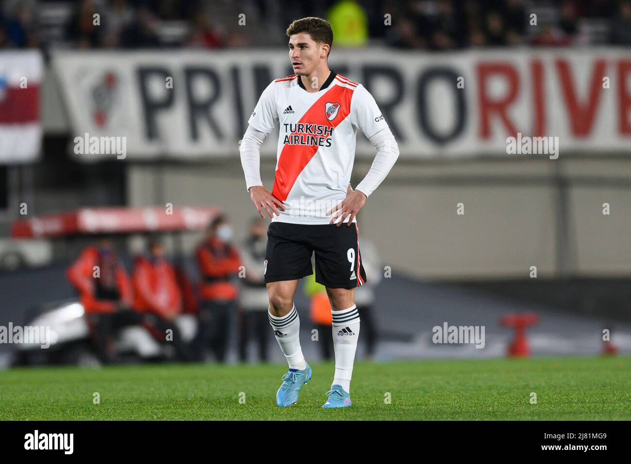 Julian Alvarez of River Plate seen during the 2022 Copa de la Liga ...
