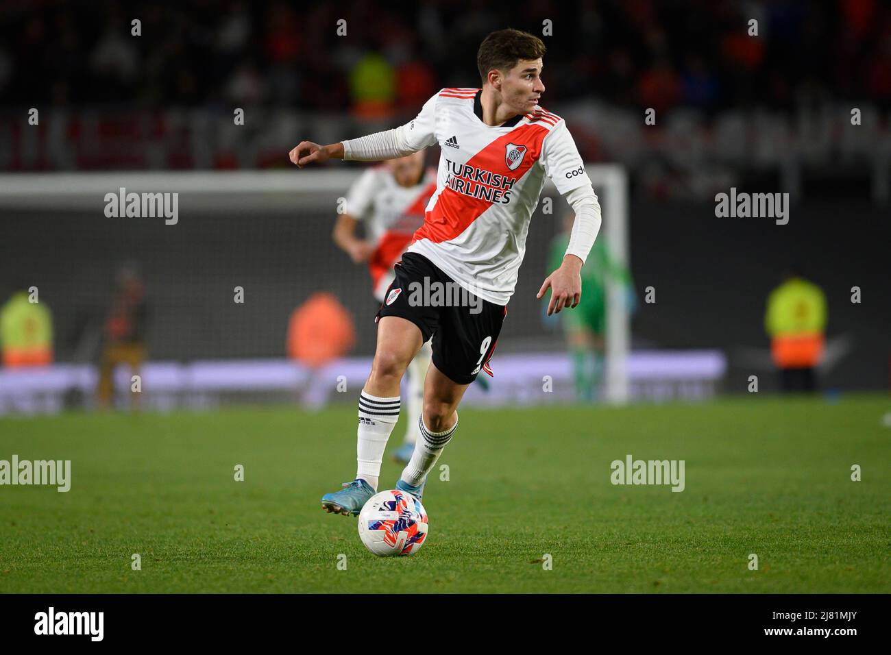 Julian Alvarez of River Plate in action during the 2022 Copa de la Liga ...