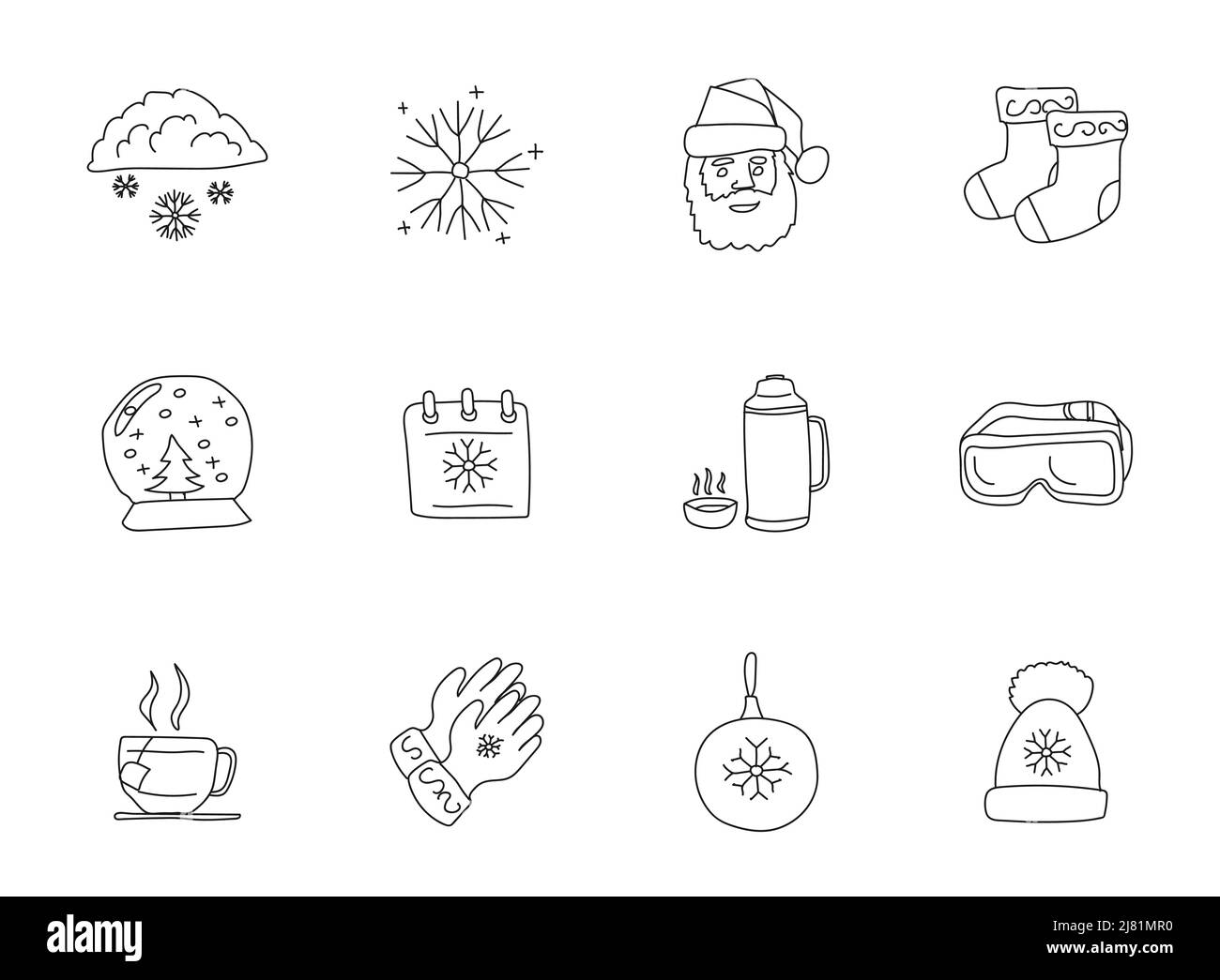 On snow gift box Black and White Stock Photos & Images - Alamy