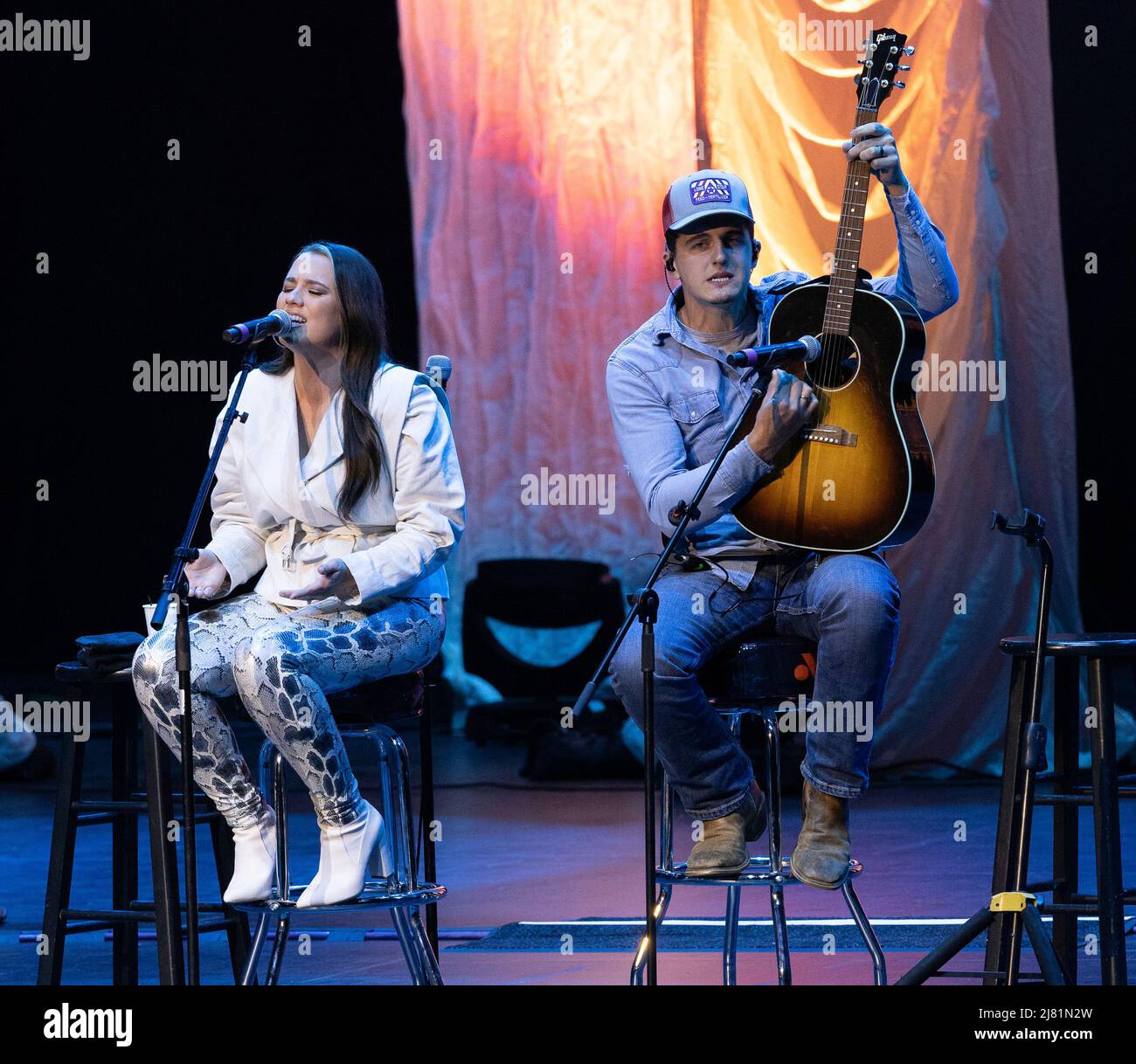 HOLLYWOOD, FLORIDA - MAY 11: Gabby Barrett performs during Audacy's ...