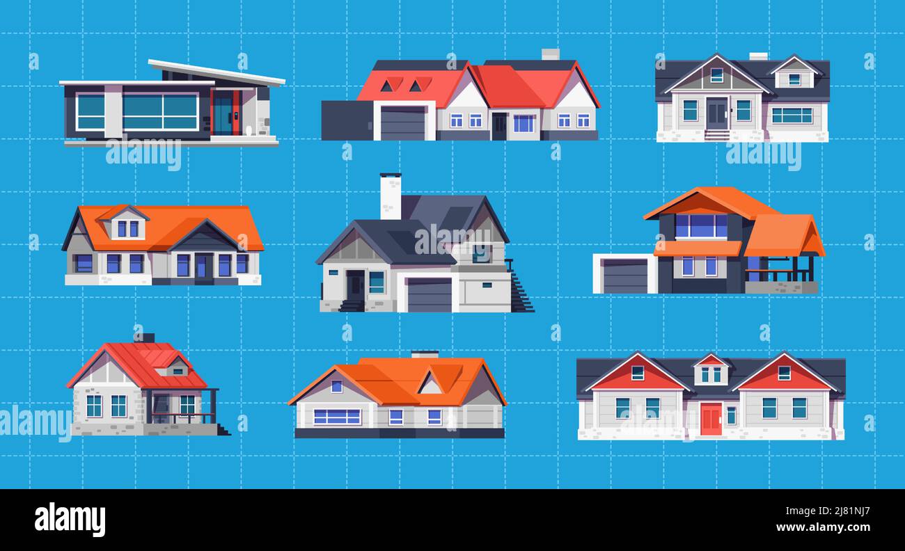 Two story home garage hi-res stock photography and images - Alamy