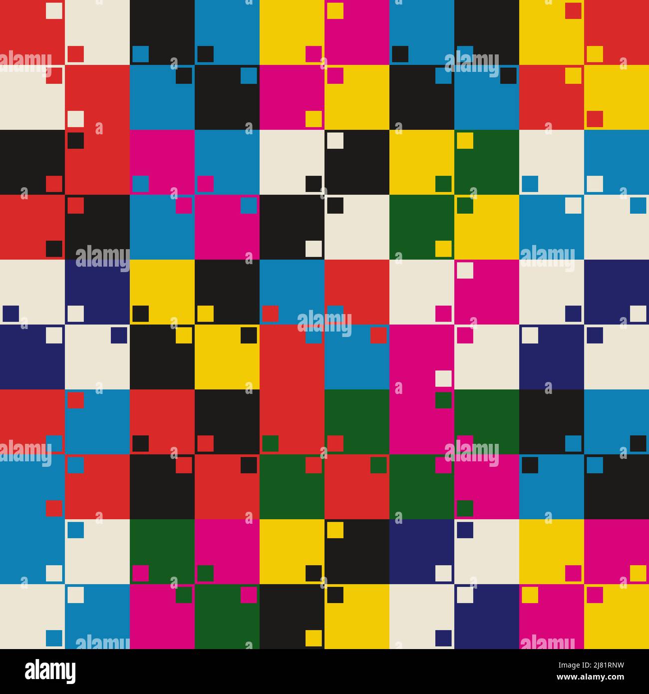 Op-Art digital graphics pattern made with vector abstract forms and ...