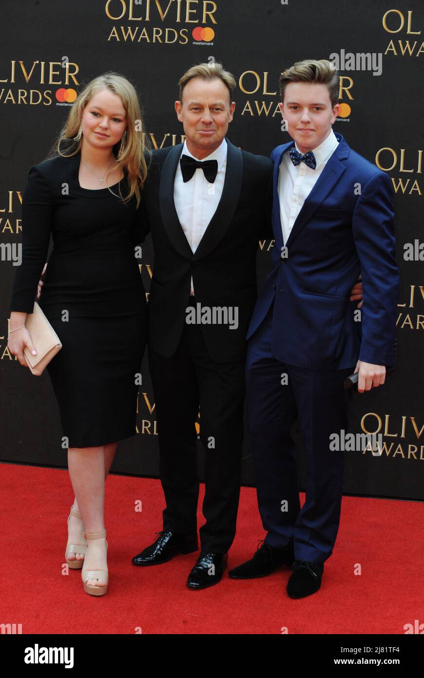Zac Donovan, Jason Donovan and Jemma Donovan at the Olivier Awards 2018 ...