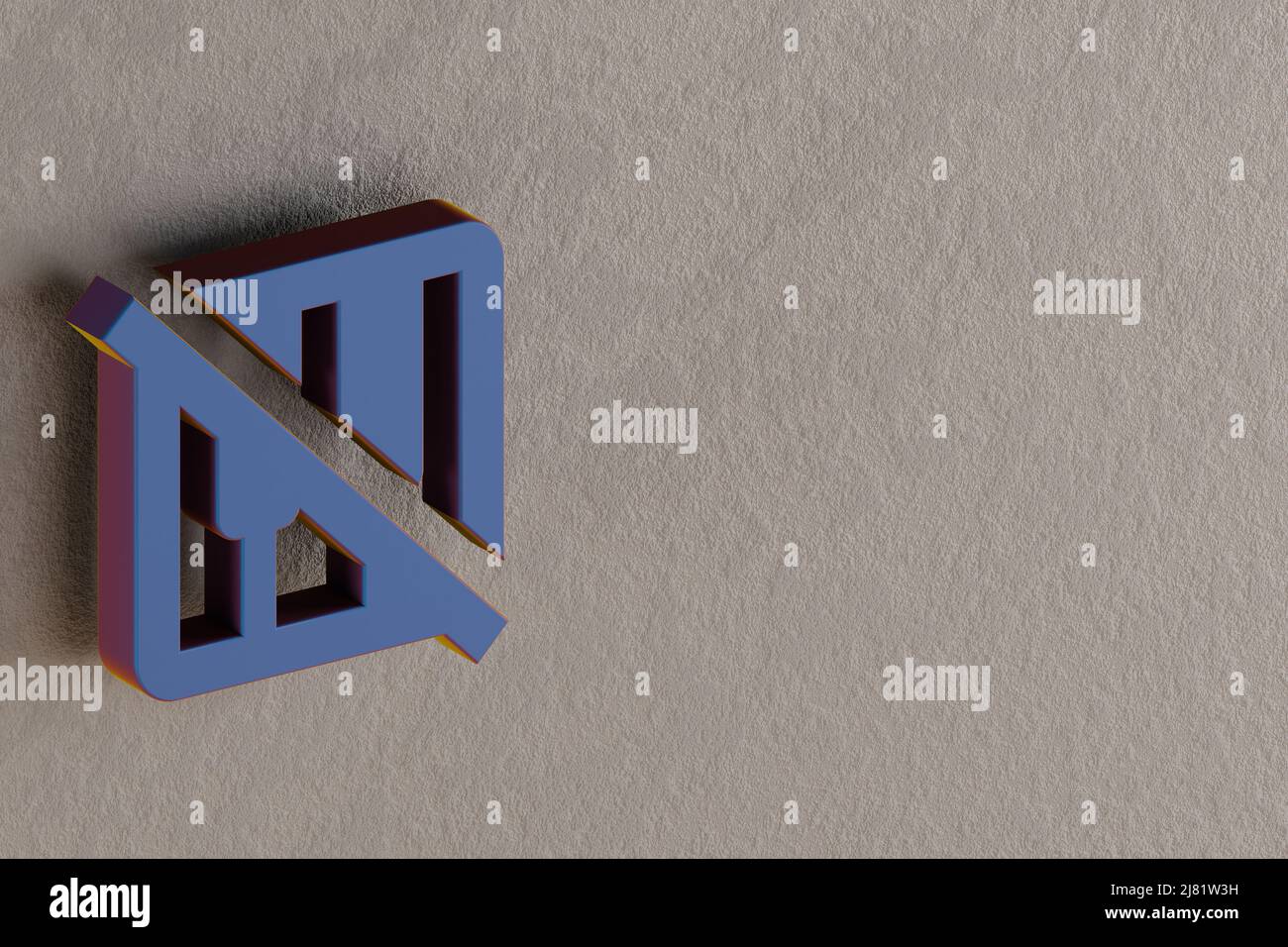 Beautiful abstract illustrations Blue Piano 0ff symbol icons on a wall ...