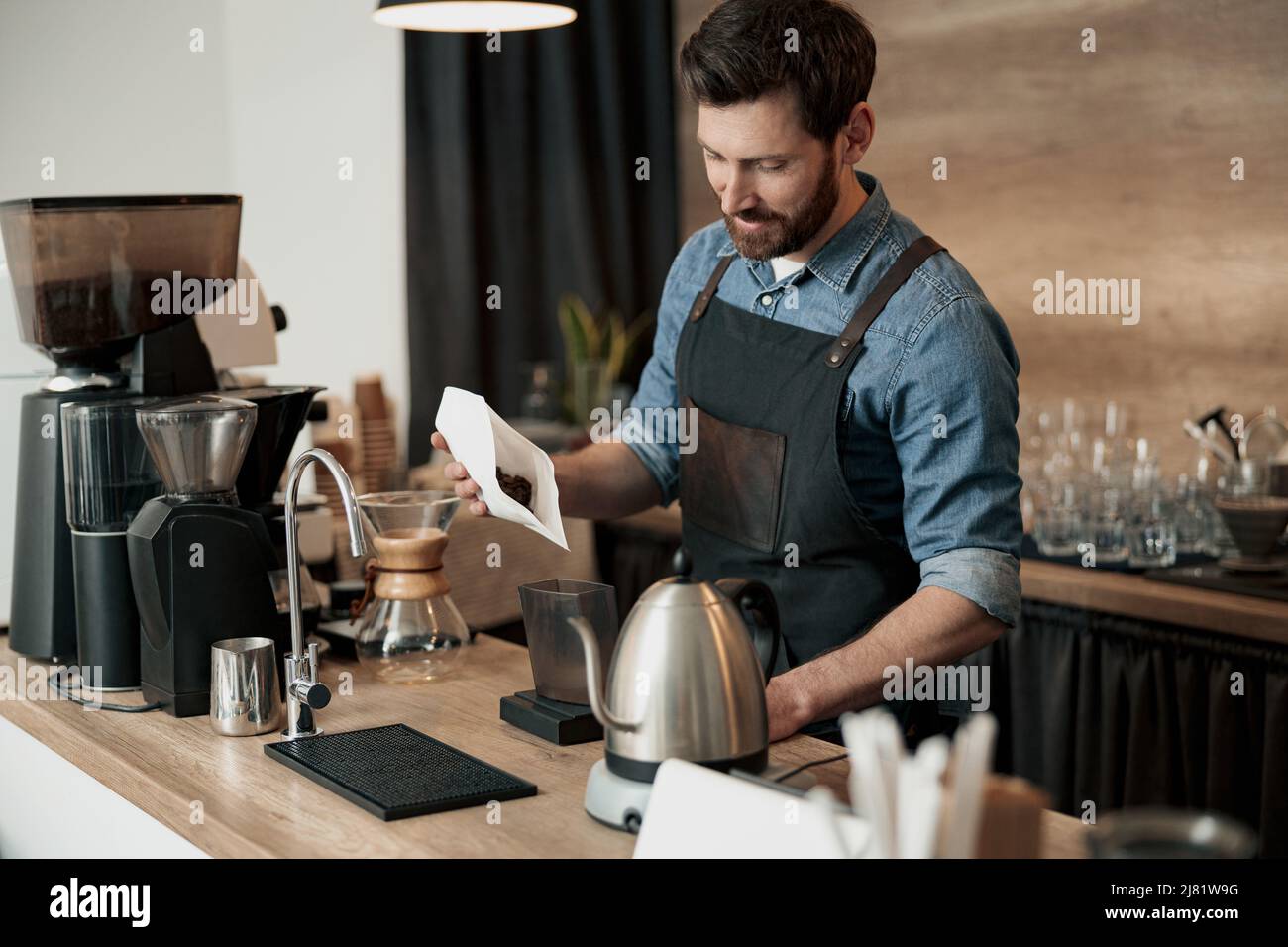 Drip coffee machine coffee shop hi-res stock photography and images - Alamy