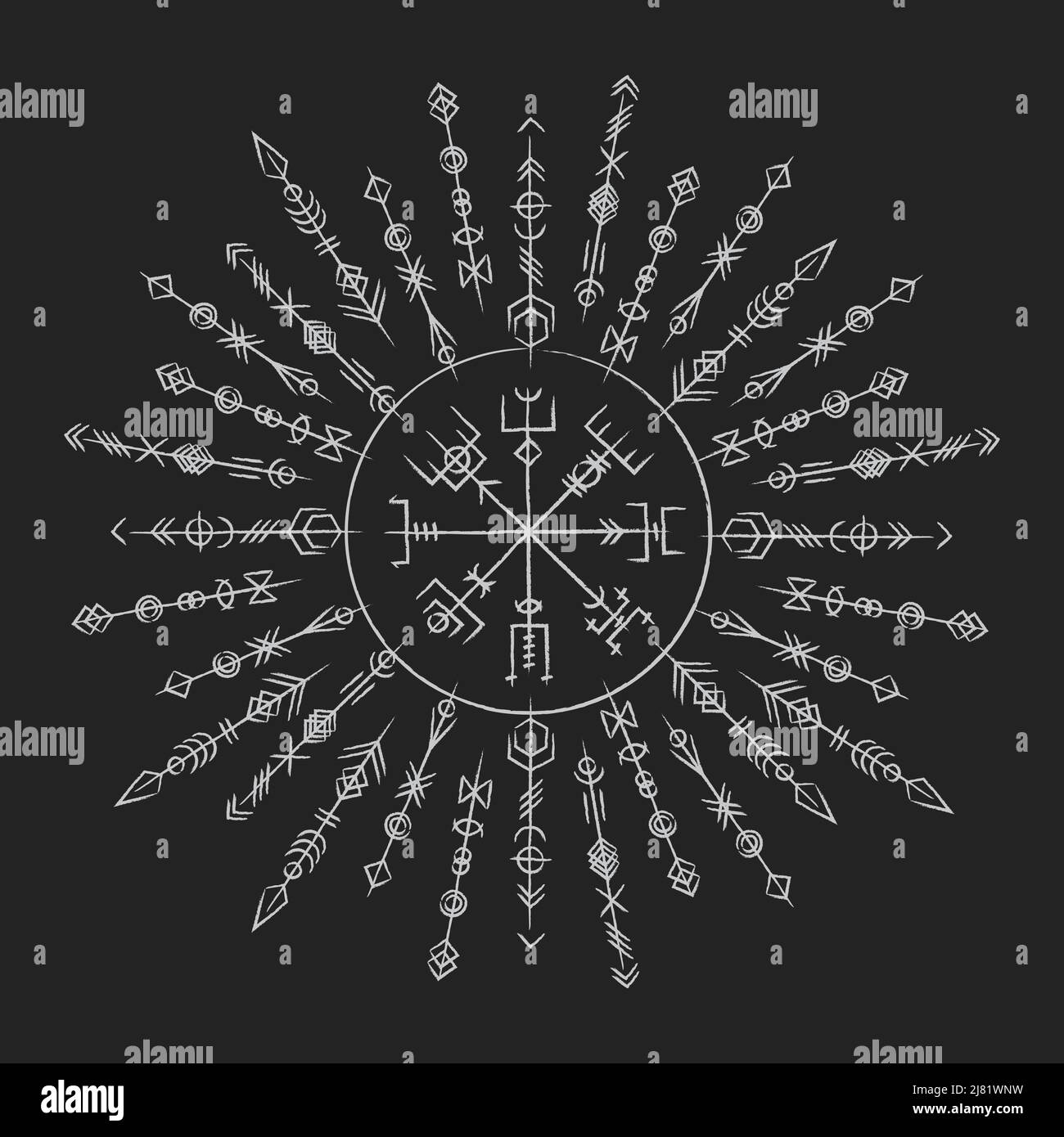 Black magic symbols dark hi-res stock photography and images - Alamy
