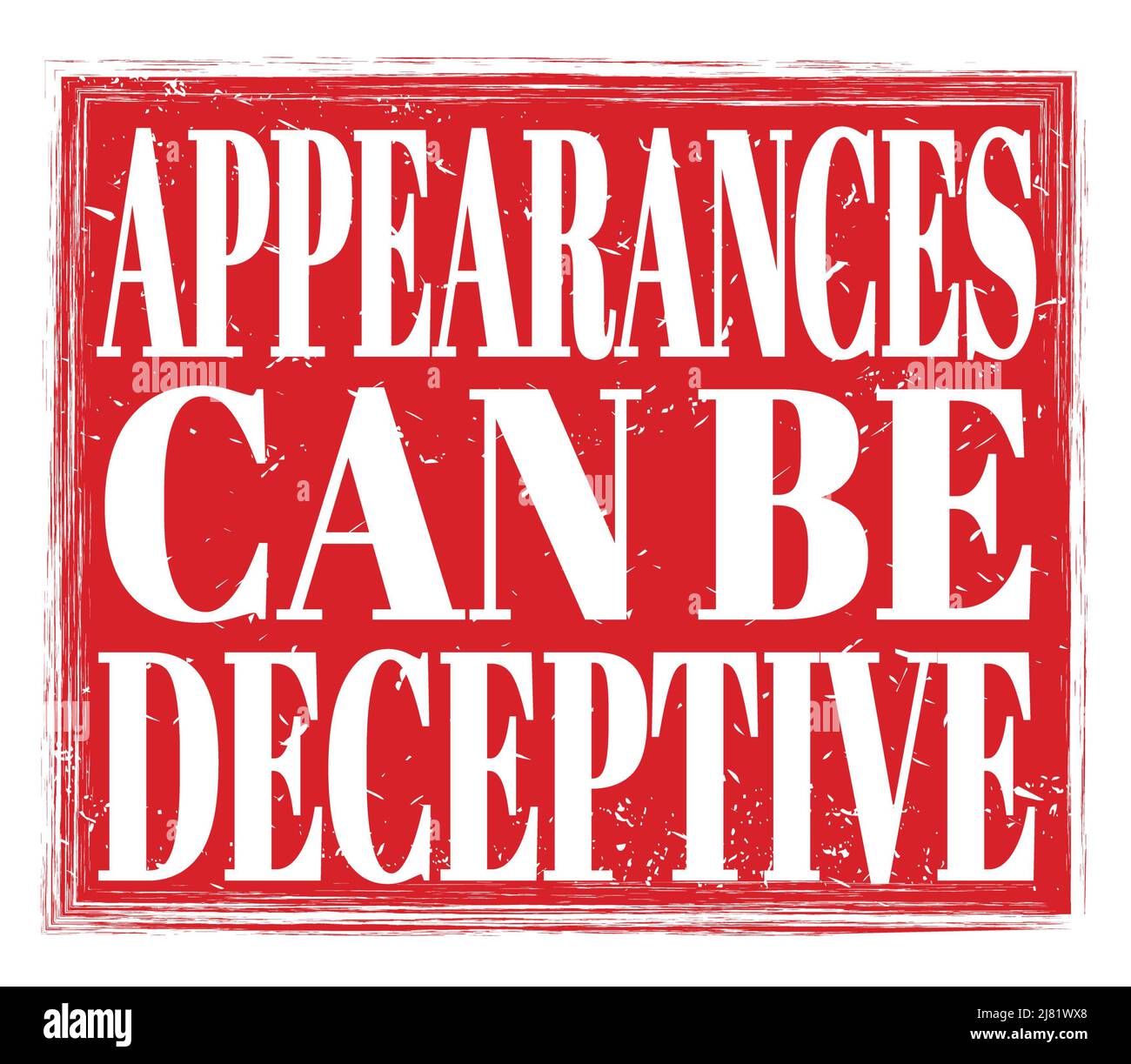 Deceptive appearances hi-res stock photography and images - Alamy