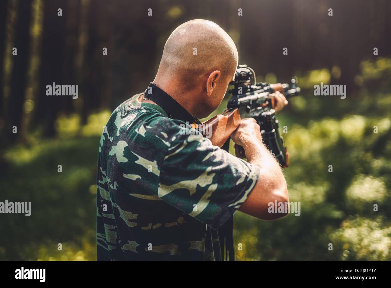 Outdoor airsoft field hi-res stock photography and images - Alamy