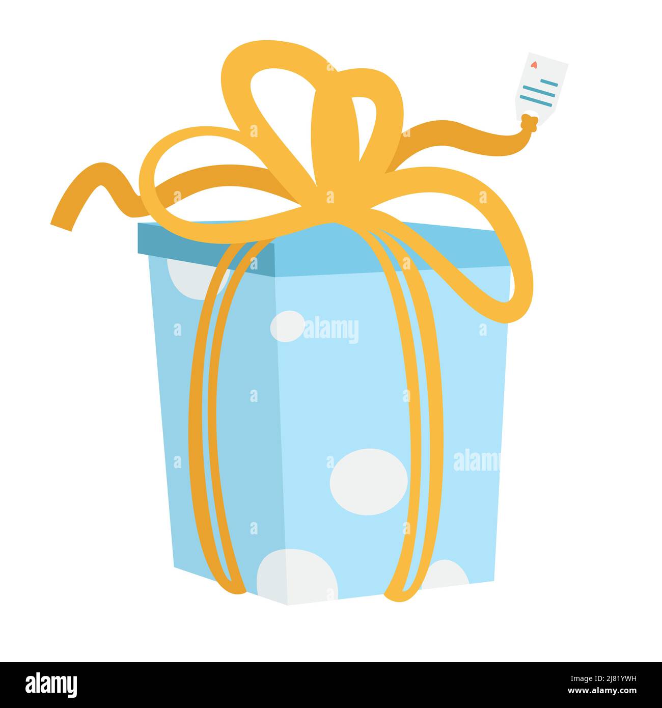 Package bow ribbon cartoon Stock Vector Images - Alamy