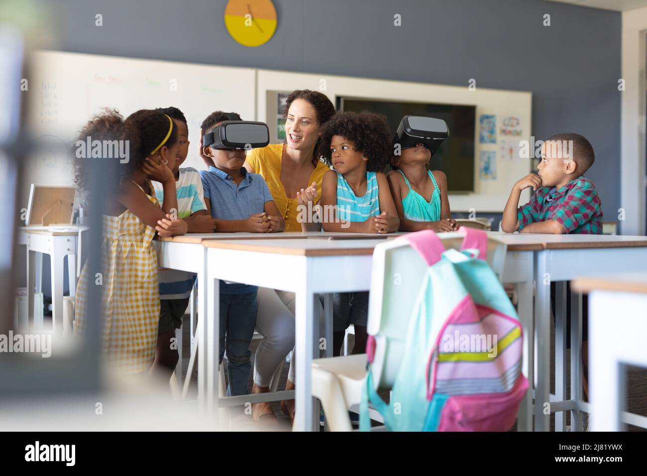 Female teacher glasses hi-res stock photography and images - Alamy