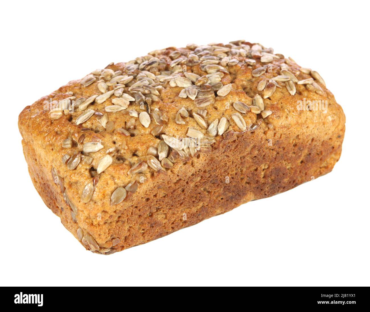 White and dark bread with sesame. Fresh bakery. Real bread on a white ...