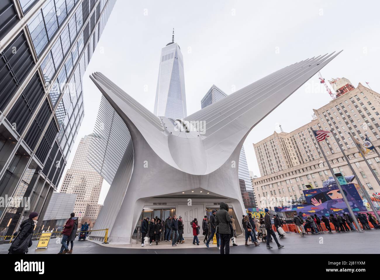 One World Trade Center and Oculus in New York Stock Photo - Alamy