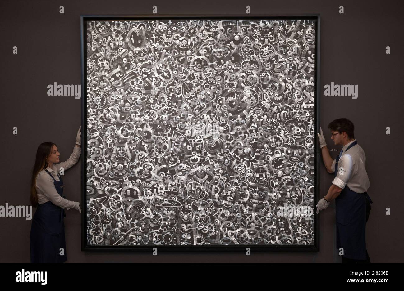 Sotheby’s, London, UK. 12 May 2022. Robbie Williams and creative ...