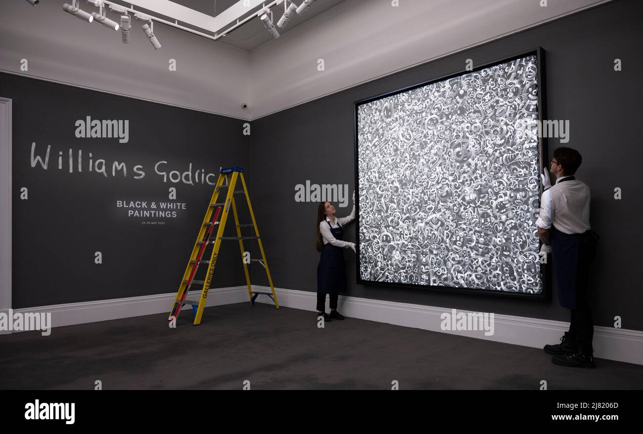 Sotheby’s, London, UK. 12 May 2022. Robbie Williams and creative ...