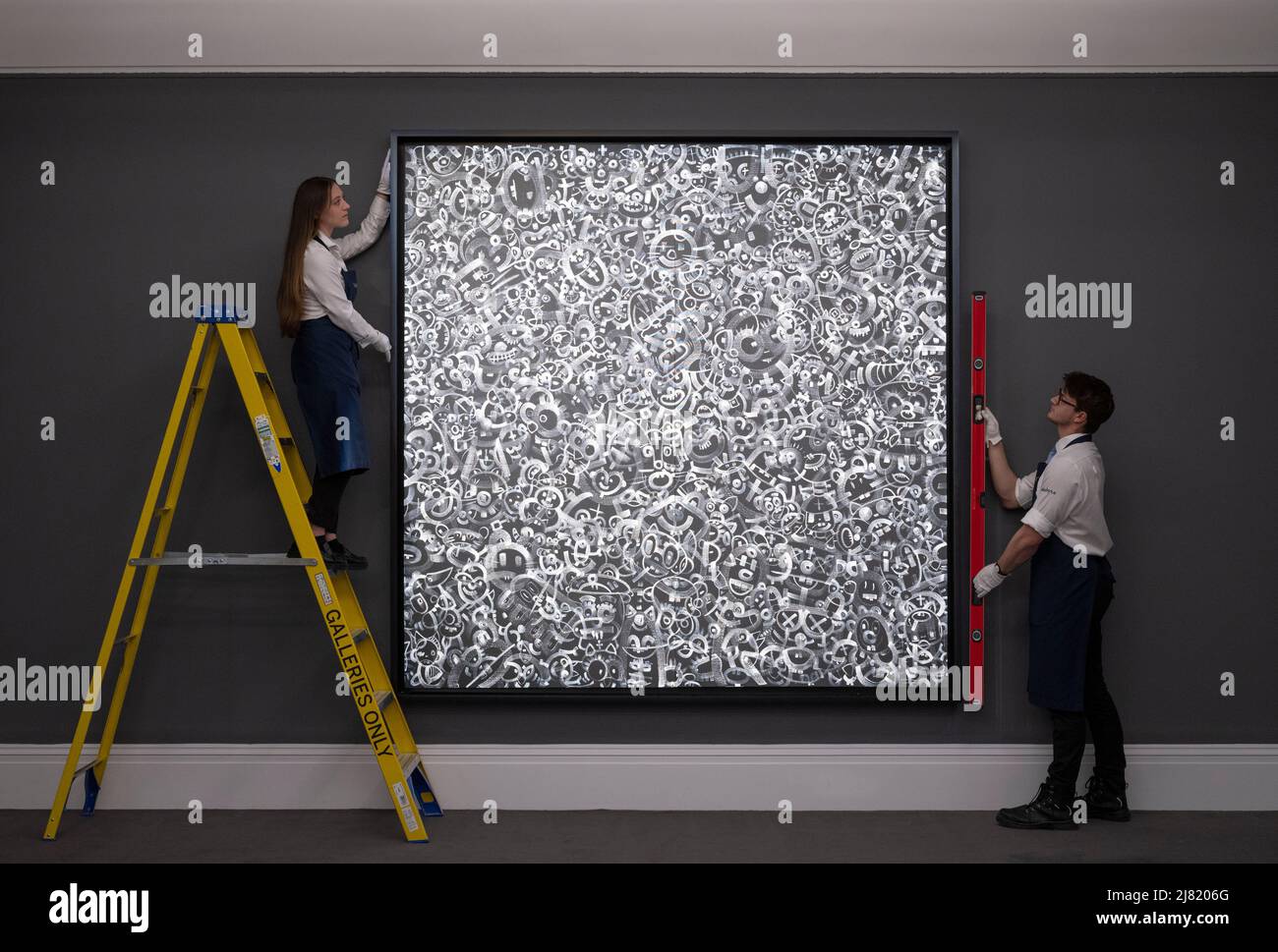 Sotheby’s, London, UK. 12 May 2022. Robbie Williams and creative ...