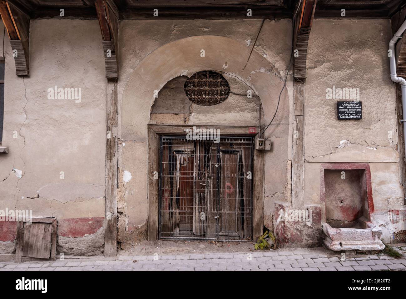 Kütahya houses, which are examples of 19th century civil architecture ...