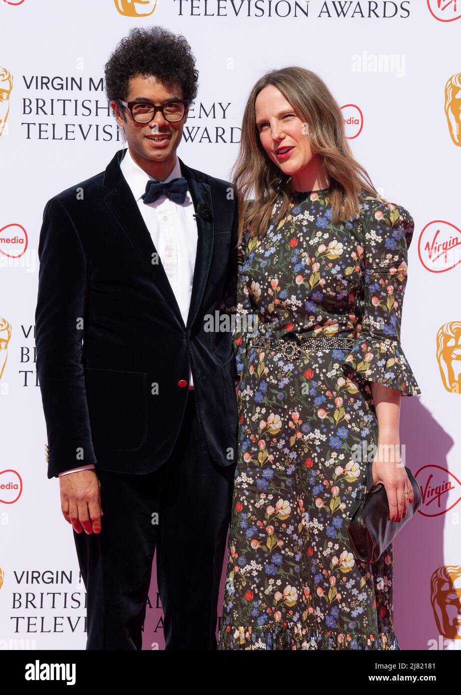 Richard Ayoade and Lydia Fox attend the Virgin Media British Academy ...