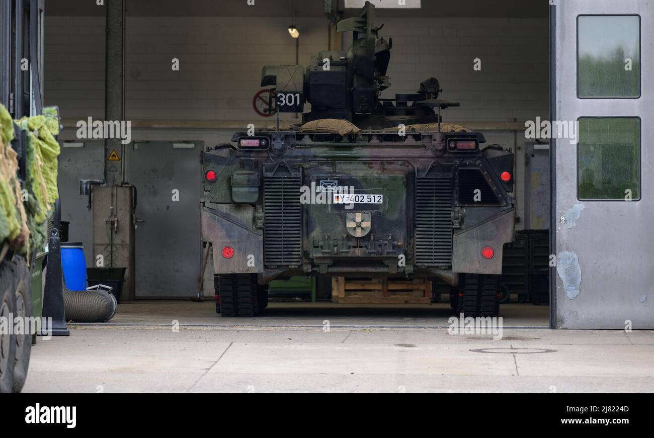 Bergen, Germany. 10th May, 2022. A Bundeswehr Marder infantry fighting ...
