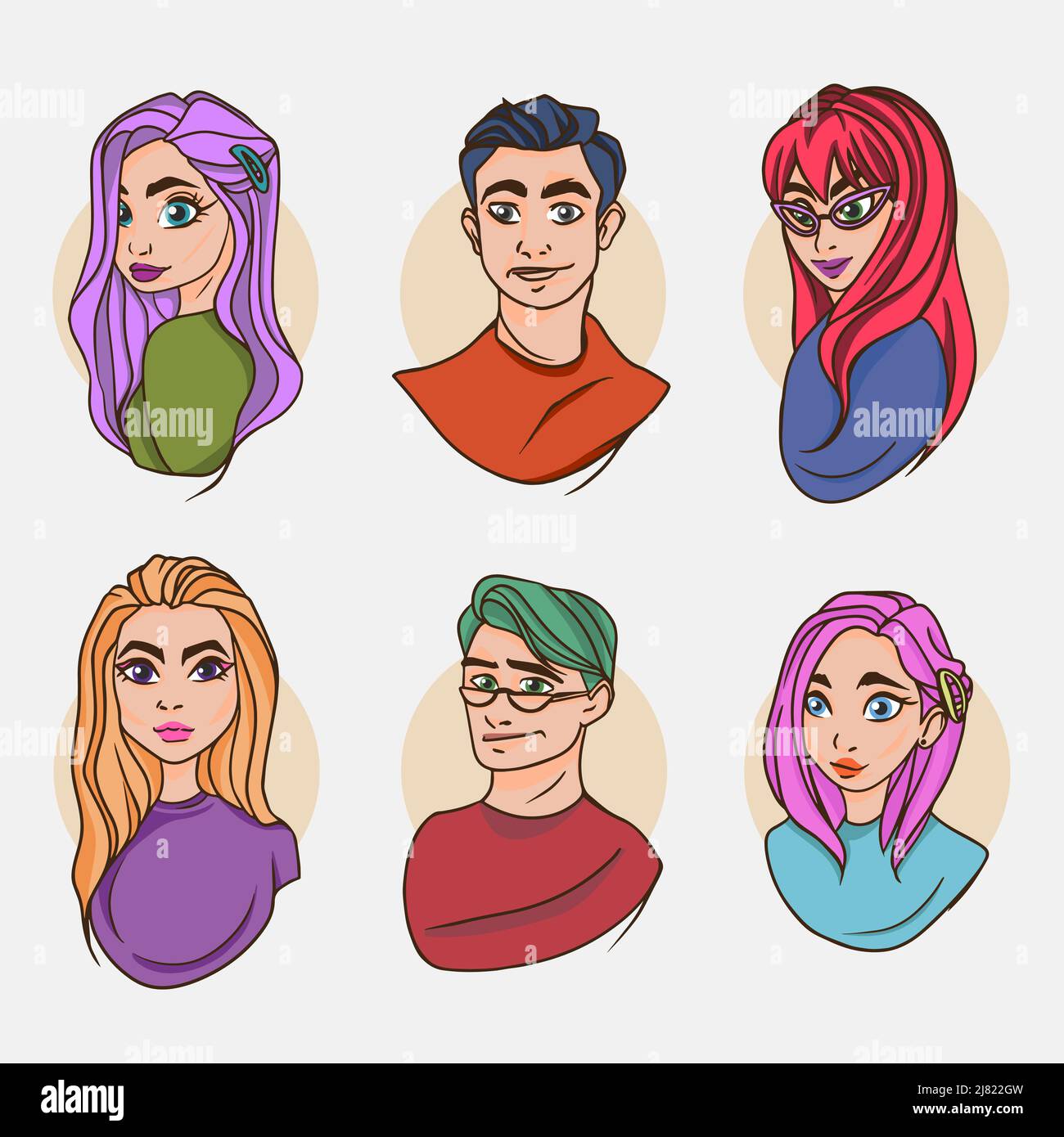 Multicolored teamwork Stock Vector Images - Alamy