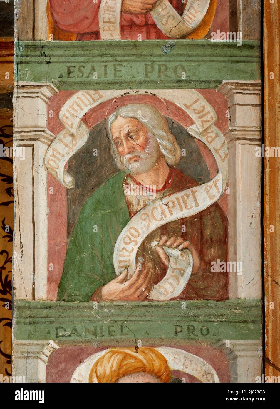 Profeta Isaia - affresco - attribuito ad Andrea Marone - 1524 ...