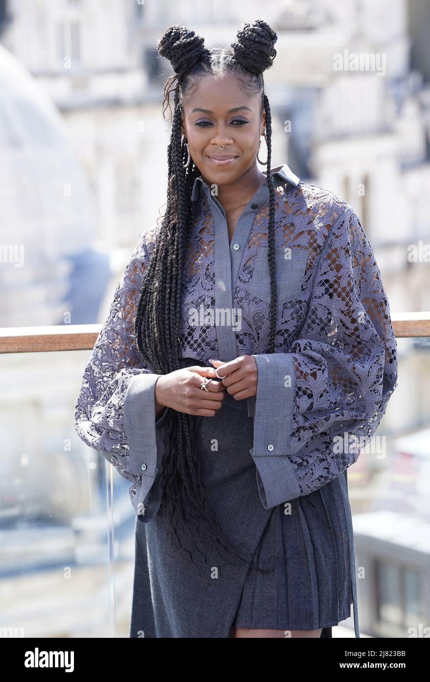 Moses Ingram at a photo call ahead of the release of Disney+ series Obi ...