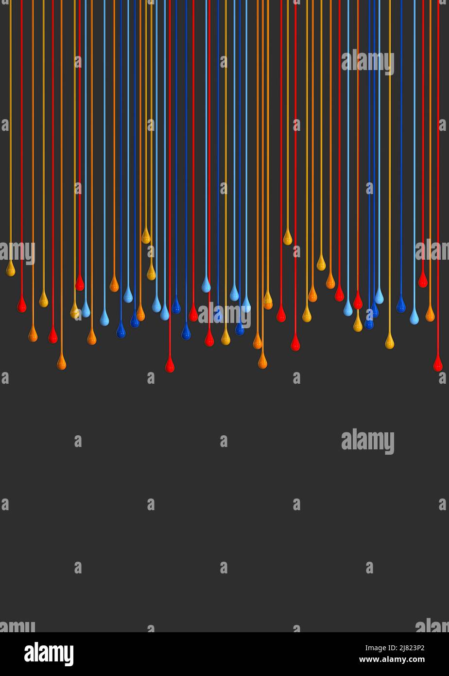 Running liquid paint hi-res stock photography and images - Alamy