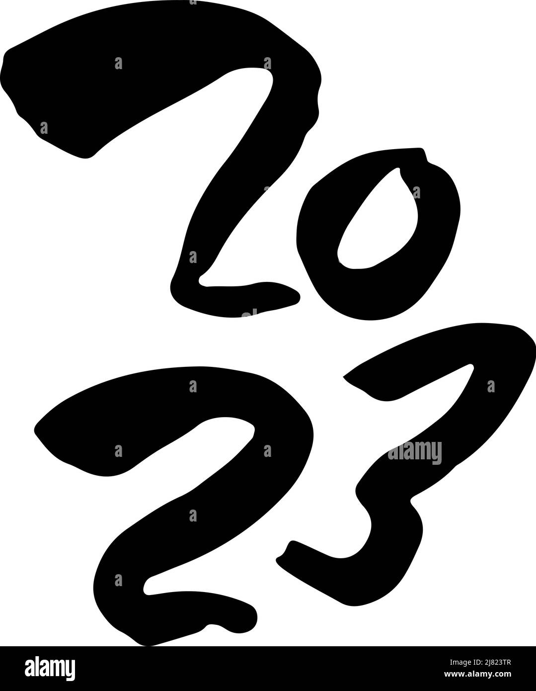 Modern 2023 calendar Black and White Stock Photos & Images - Alamy