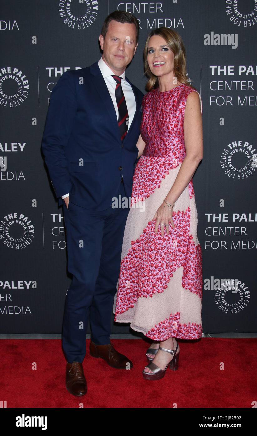 New York, US,May 11 2022.Willie Geist, Savannah Guthrie, attend NBC's ...