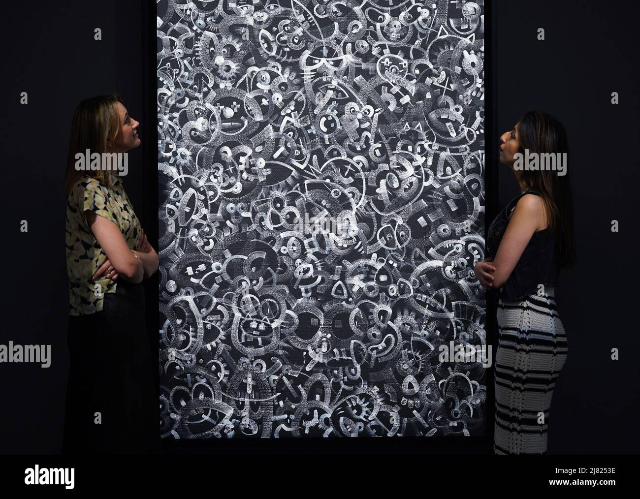 A piece entitled Mandy on display at Sotheby's in London, for Robbie ...