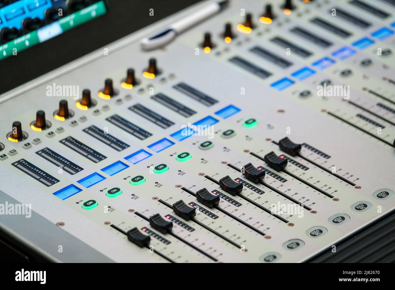 Control panel in telecommunication center Stock Photo - Alamy