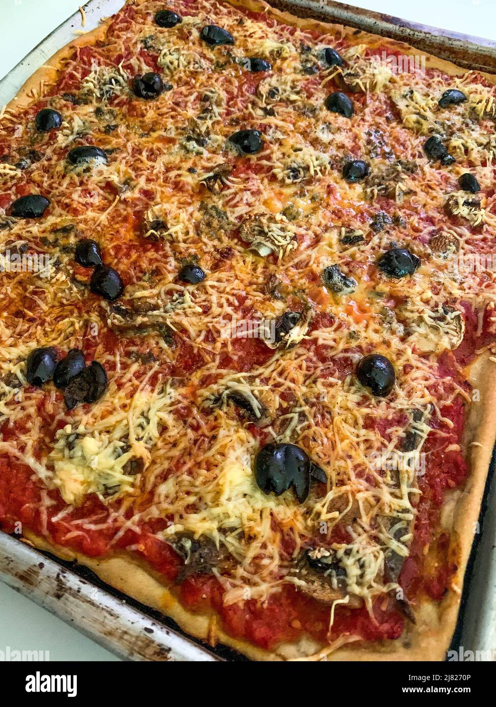 Pizza, illustration, France Stock Photo - Alamy