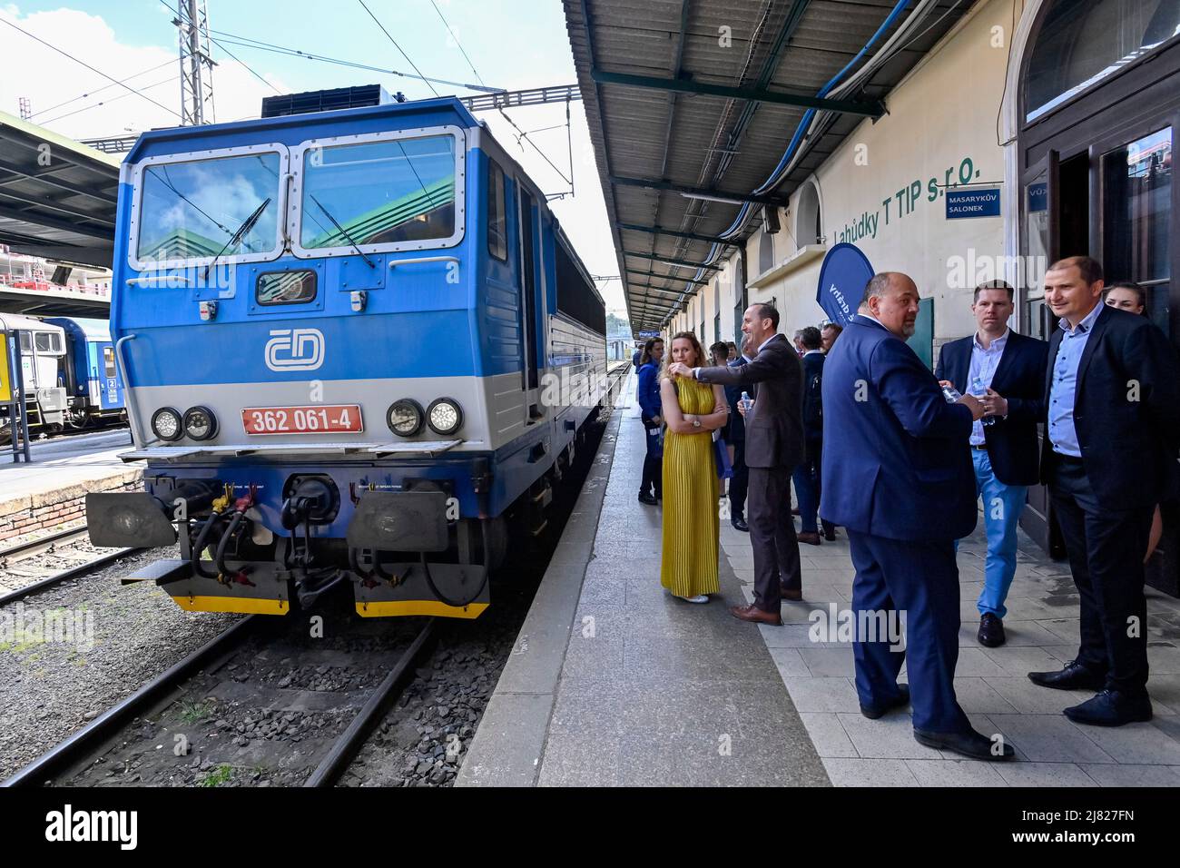 Prague, Czech Republic. 12th May, 2022. Launch of first locomotive of ...