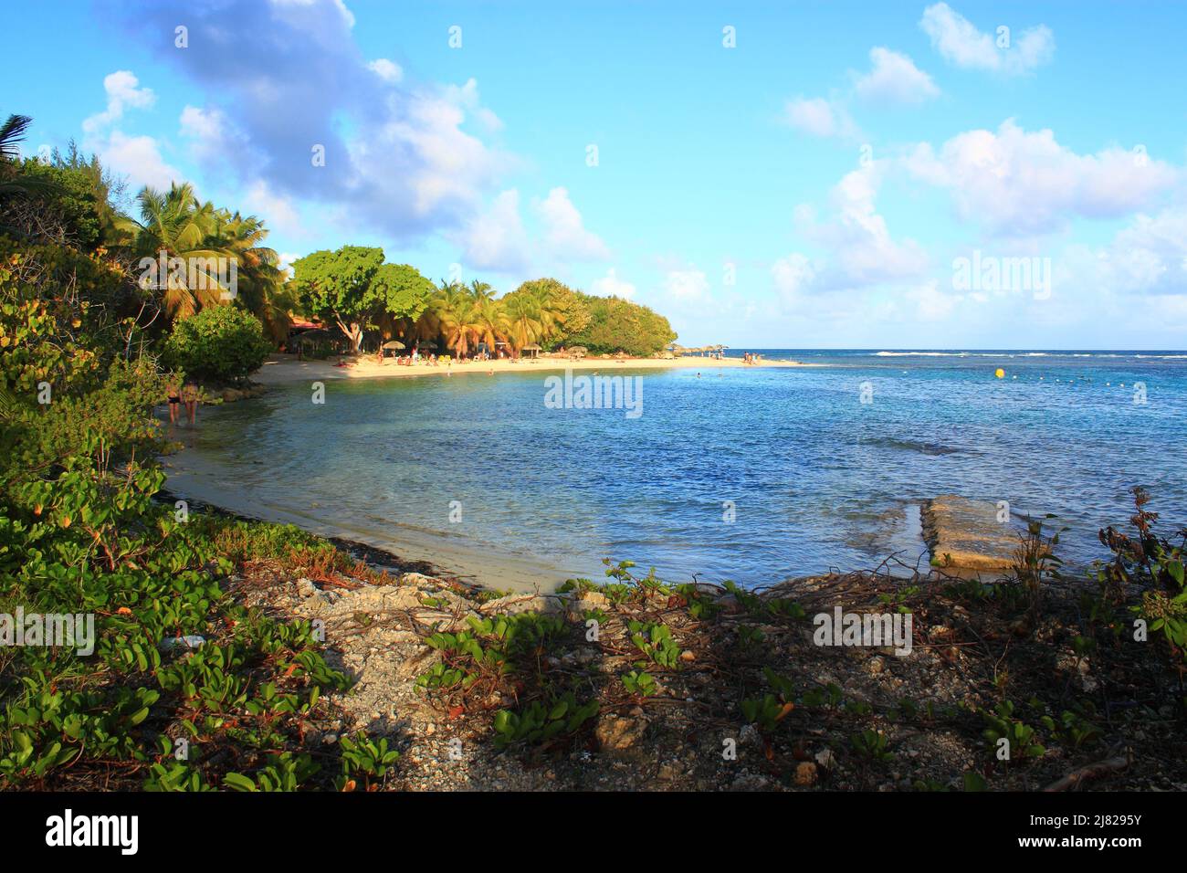 Anse des Rochers beach, Saint-François, Guadeloupe Stock Photo - Alamy