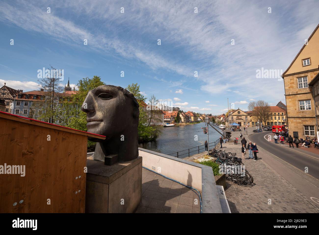 Sculpture Centurione I by Igor Mitoraj in Little Venice Bamberg ...