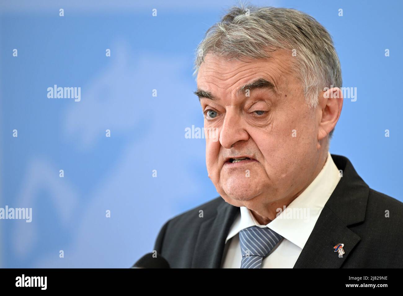 Duesseldorf, Germany. 12th May, 2022. Herbert Reul (CDU), Interior ...