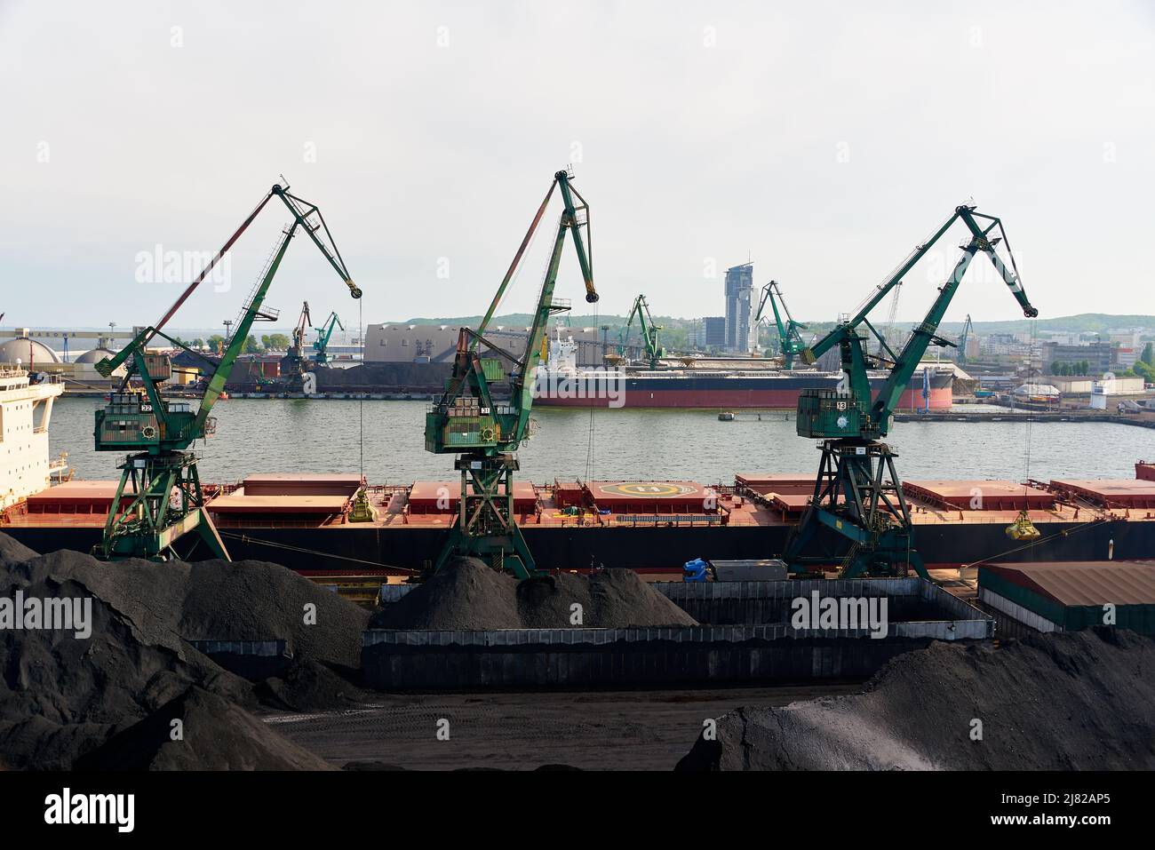 Baltic coal terminal port hi-res stock photography and images - Alamy