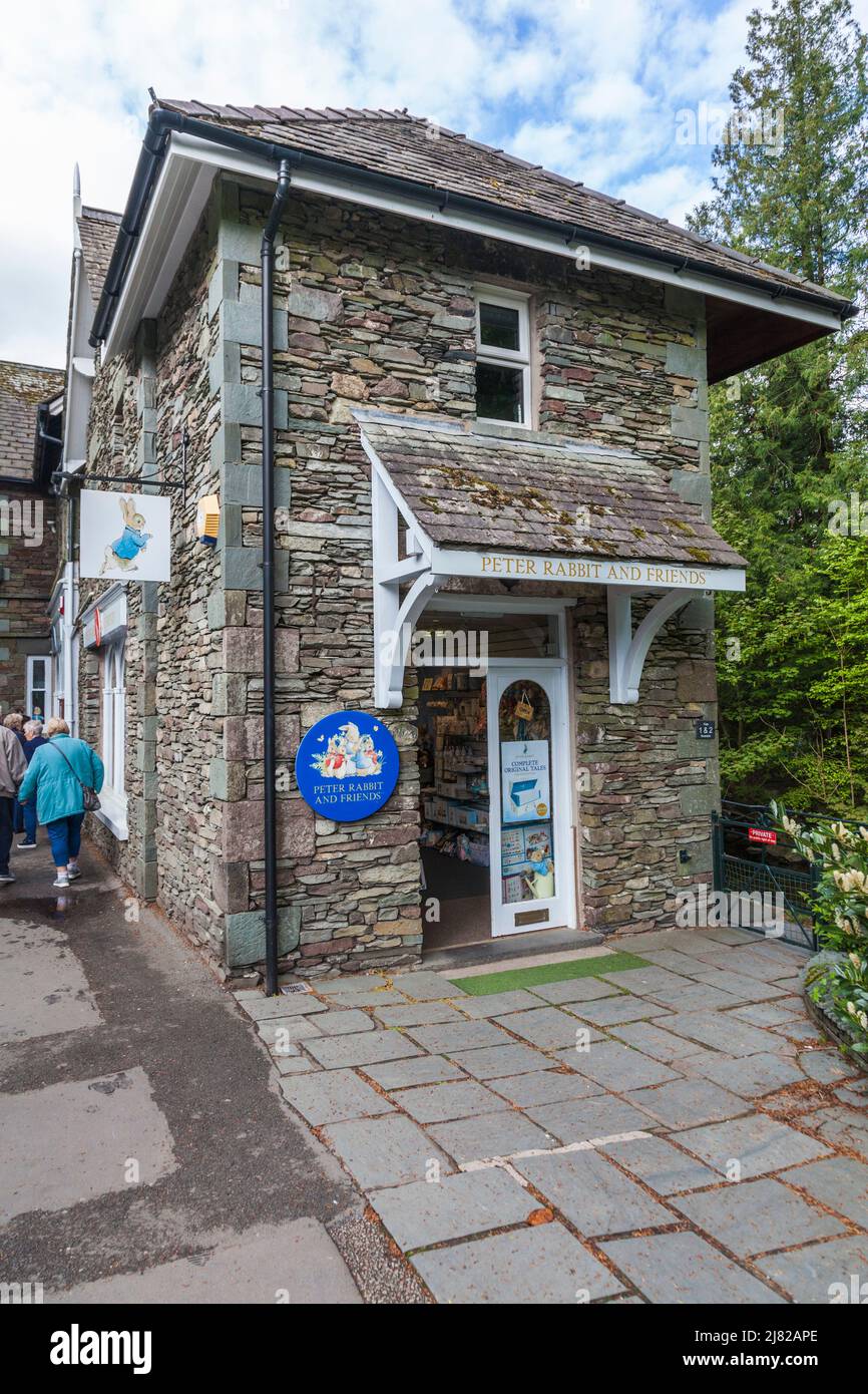 Peter Rabbit and Friends shop in Grasmere,Lake District,England,UK ...