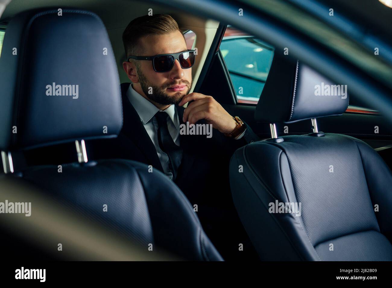 Man men male interior inside car vehicle hi-res stock photography and ...