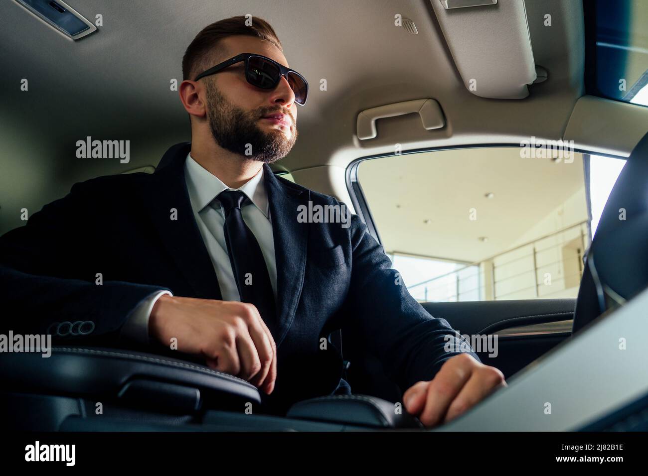 Man men male interior inside car vehicle hi-res stock photography and ...