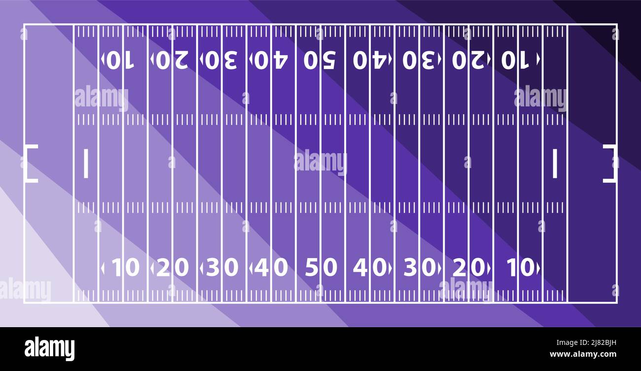 American Football Field Mark Icon. Flat Color Ladder Design. Vector ...