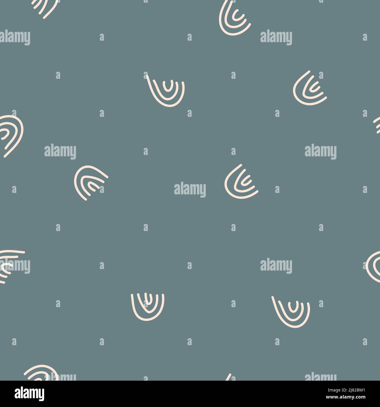 Seamless pattern with rainbow pattern. Gender neutral pattern for ...