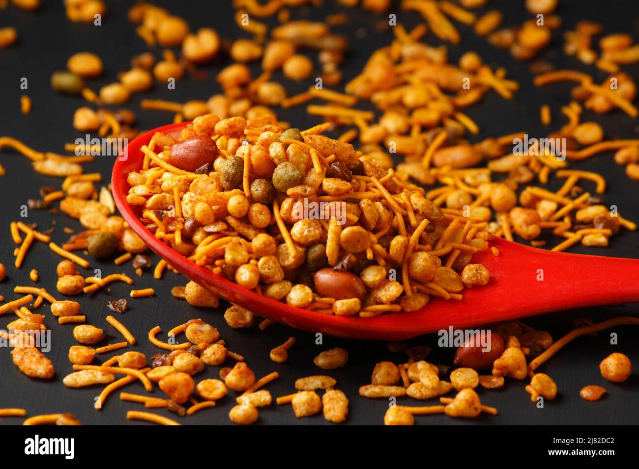 Indian Delicious and Crunchy Mix Namkeen Stock Photo - Alamy