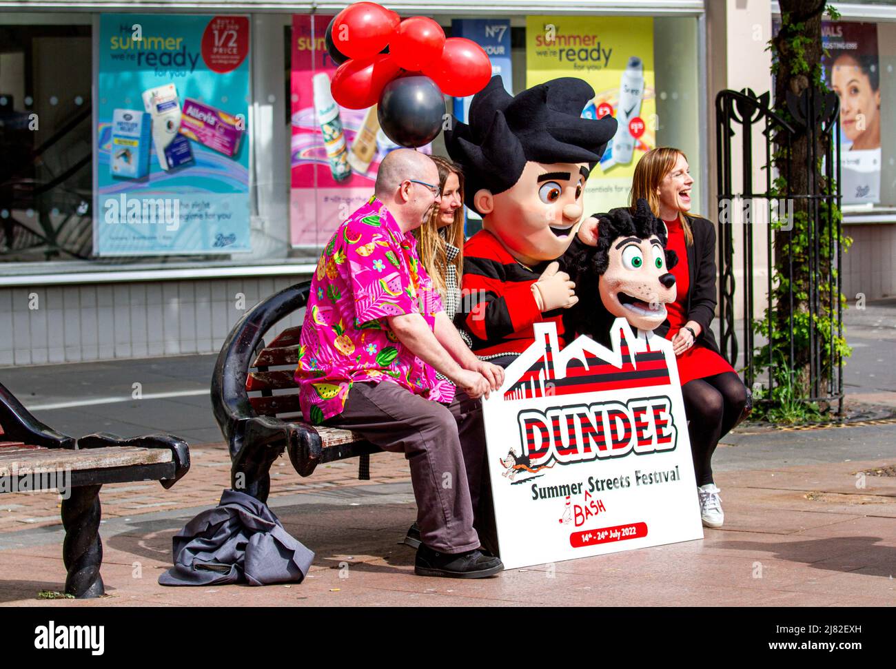 Dundee, Tayside, Scotland, Dundee News, UK. 12th May, 2022. Beano`s ...