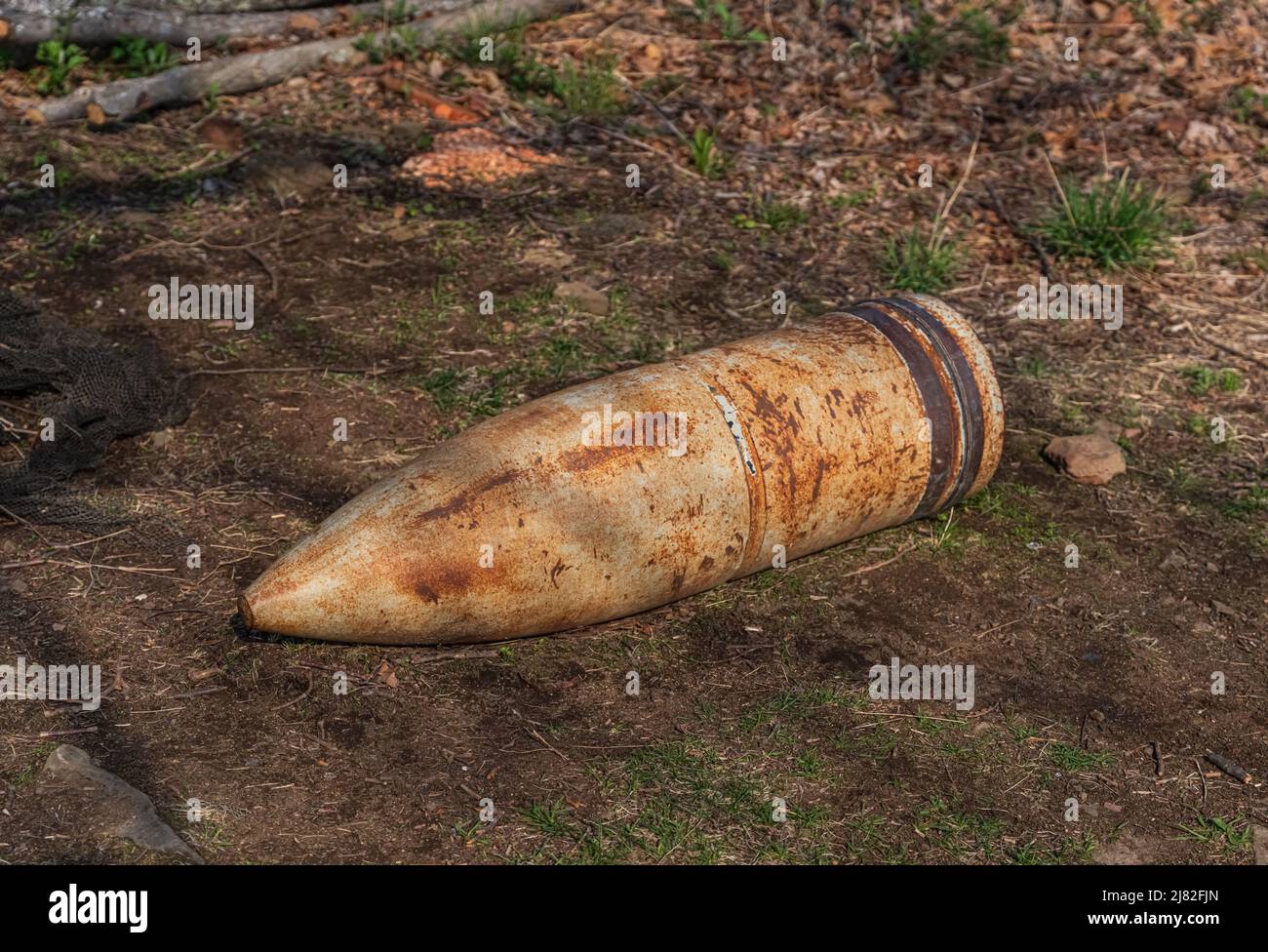 Rusty old bomb hi-res stock photography and images - Alamy