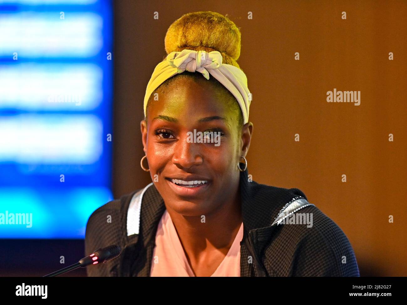 Doha, Qatar. 12th May, 2022. Bahamian sprinter Shaunae Miller-Uibo ...